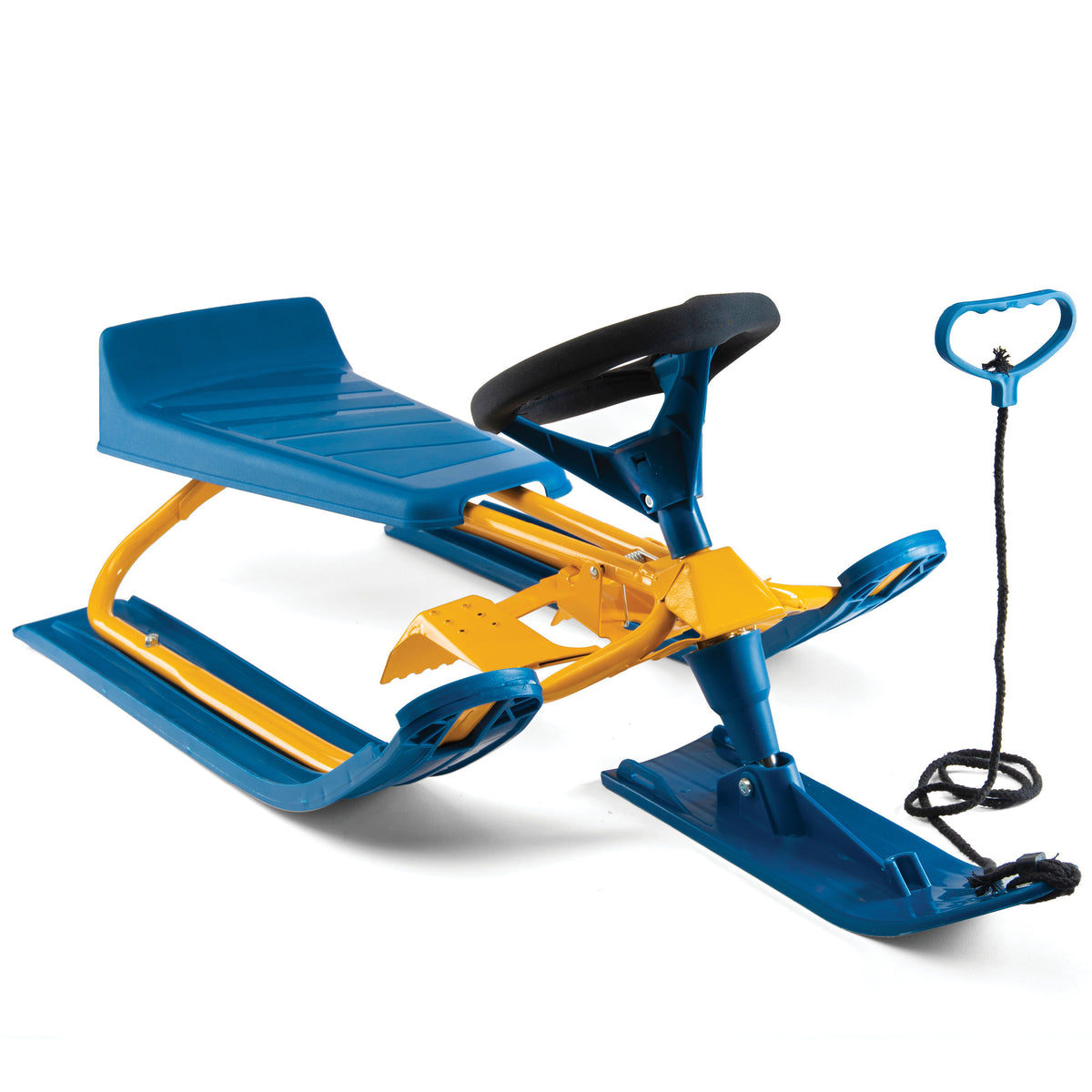 NEW! Frost Rush® Snow Sled For Kids with Padded Steering Wheel and Twi ...