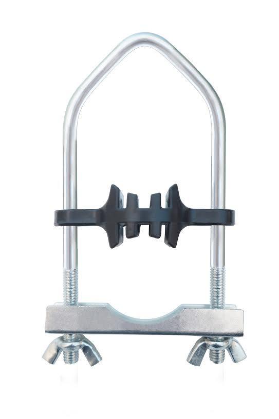 Trampoline Enclosure Hardware. 8 Shape Pole Clamp - Set of 8 - Low ...